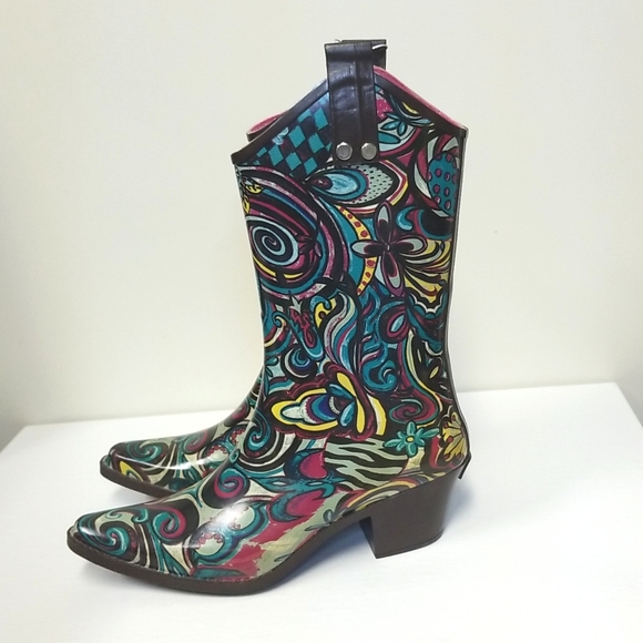 Bops by Beehive | Shoes | Bops By Beehive Cowboy Rainboots | Poshmark